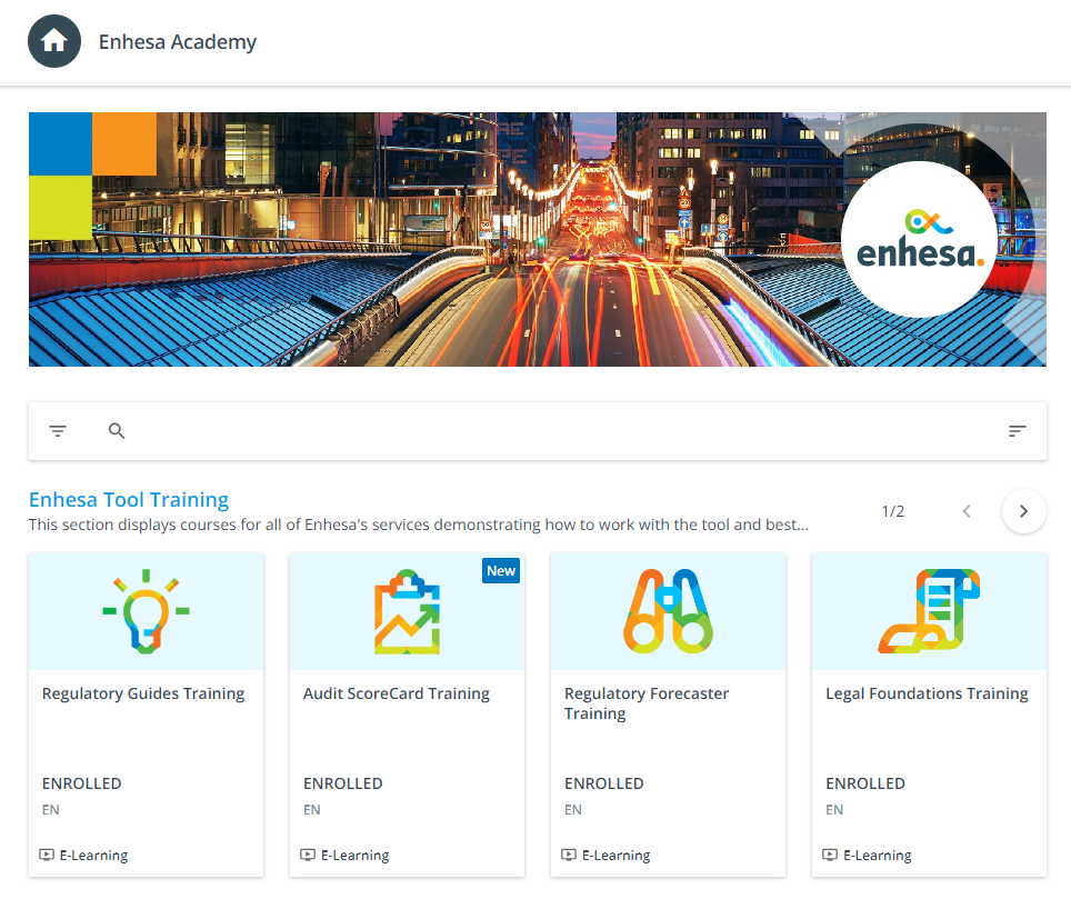 Enhesa Academy: e-Learning Guide – Enhesa