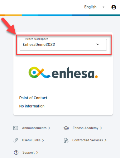 So wechseln Sie von einem Portal zu einem anderen – Enhesa