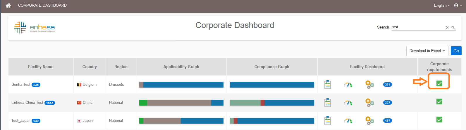 Create + Upload Corporate Requirements – Enhesa