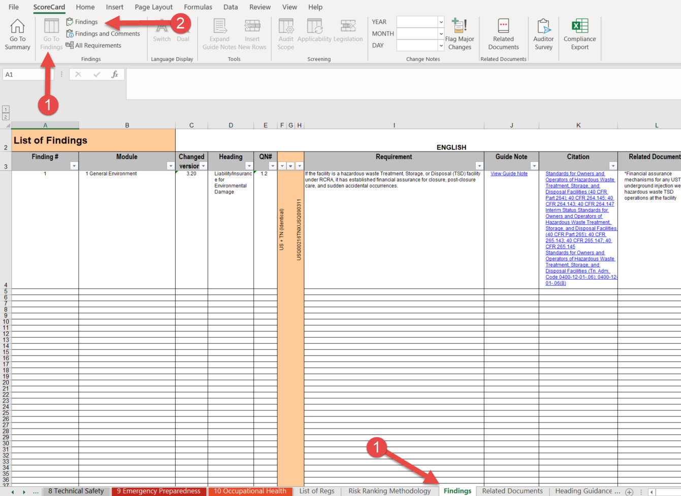 ScoreCard Recommended Workflow – Enhesa